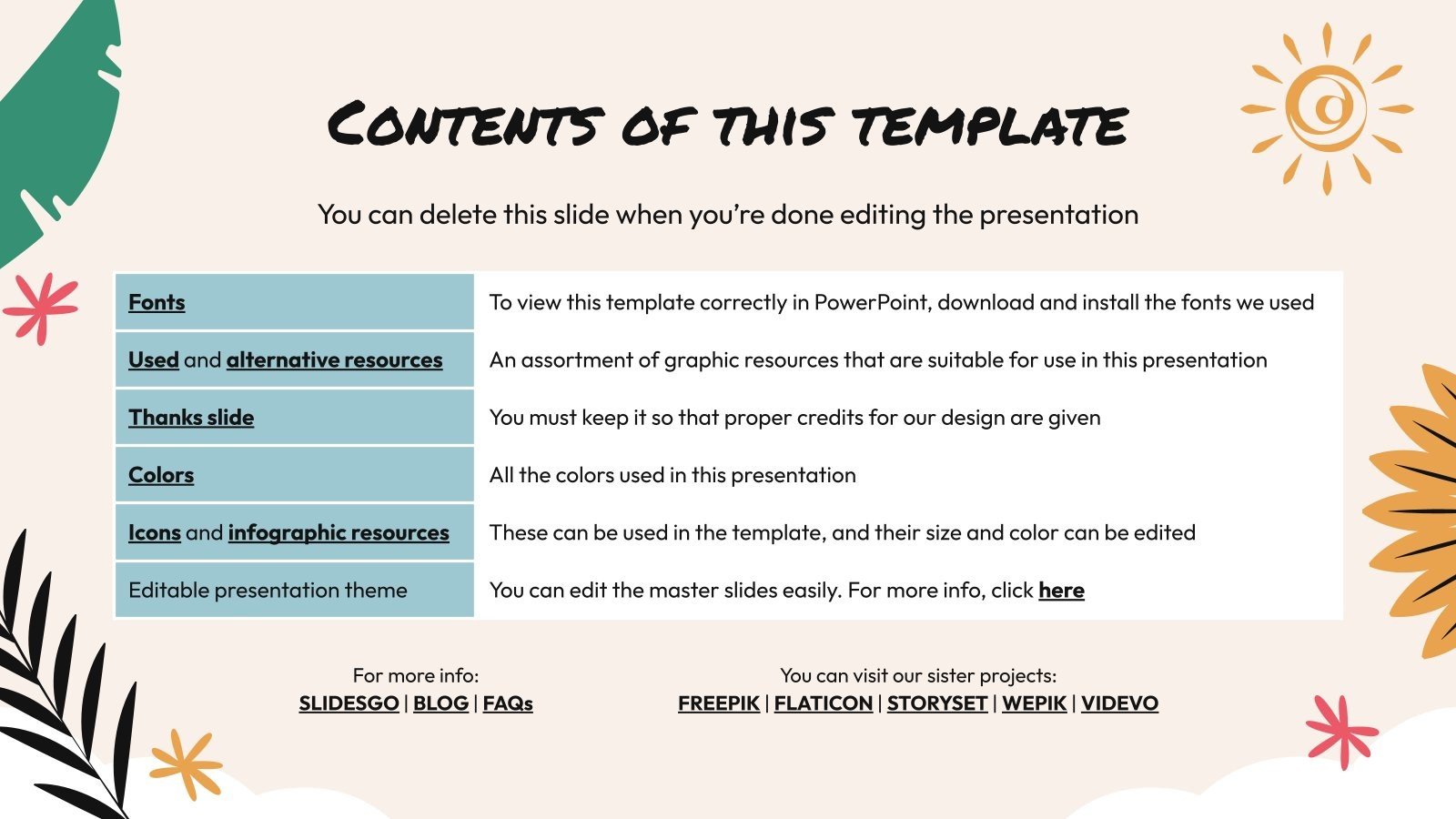 Beach Summer Camp Presentation