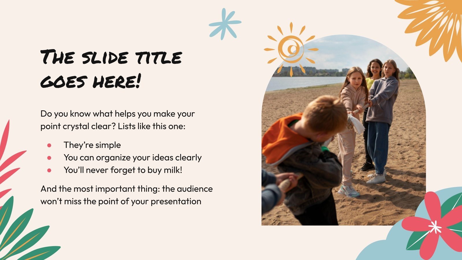 Beach Summer Camp Presentation