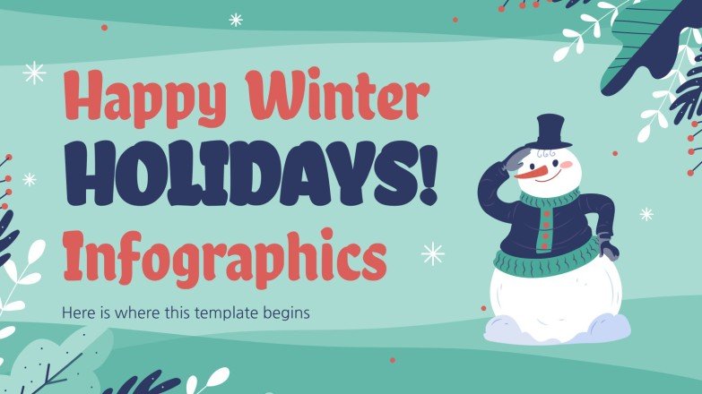 Happy Winter Holidays! Infographics Presentation