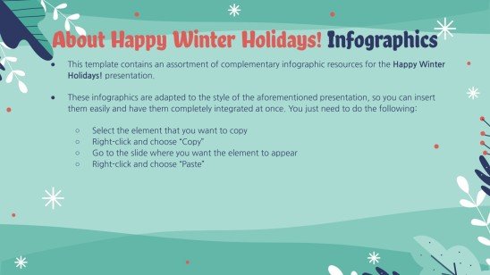 Happy Winter Holidays! Infographics Presentation
