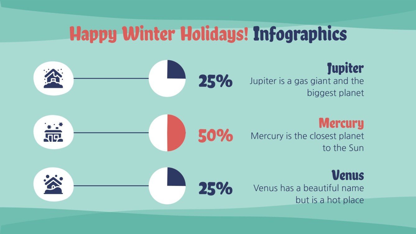 Happy Winter Holidays! Infographics Presentation