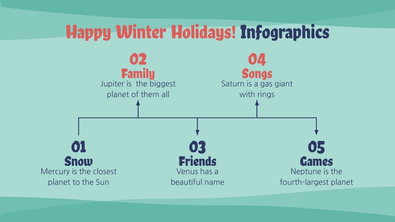 Happy Winter Holidays! Infographics Presentation