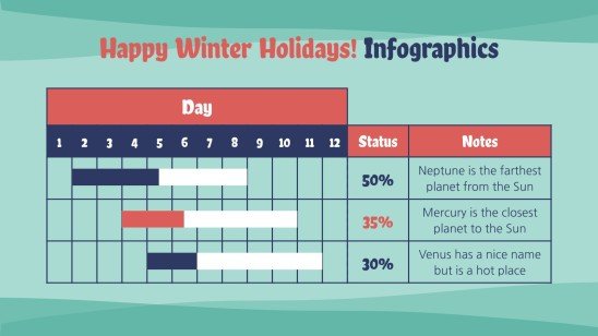 Happy Winter Holidays! Infographics Presentation