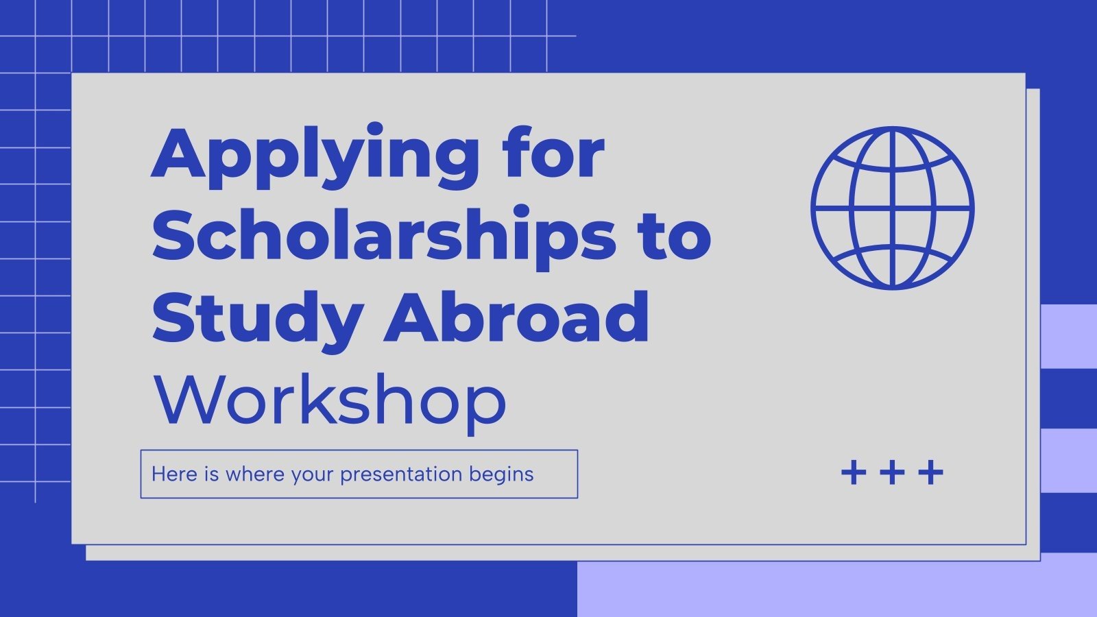 Applying for Scholarships to Study Abroad Workshop