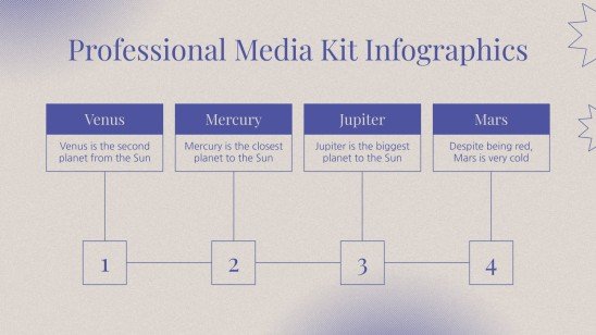 Professional Media Kit Infographics Presentation