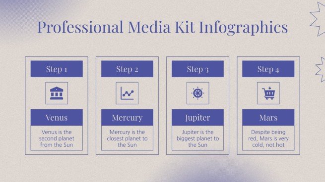 Professional Media Kit Infographics Presentation