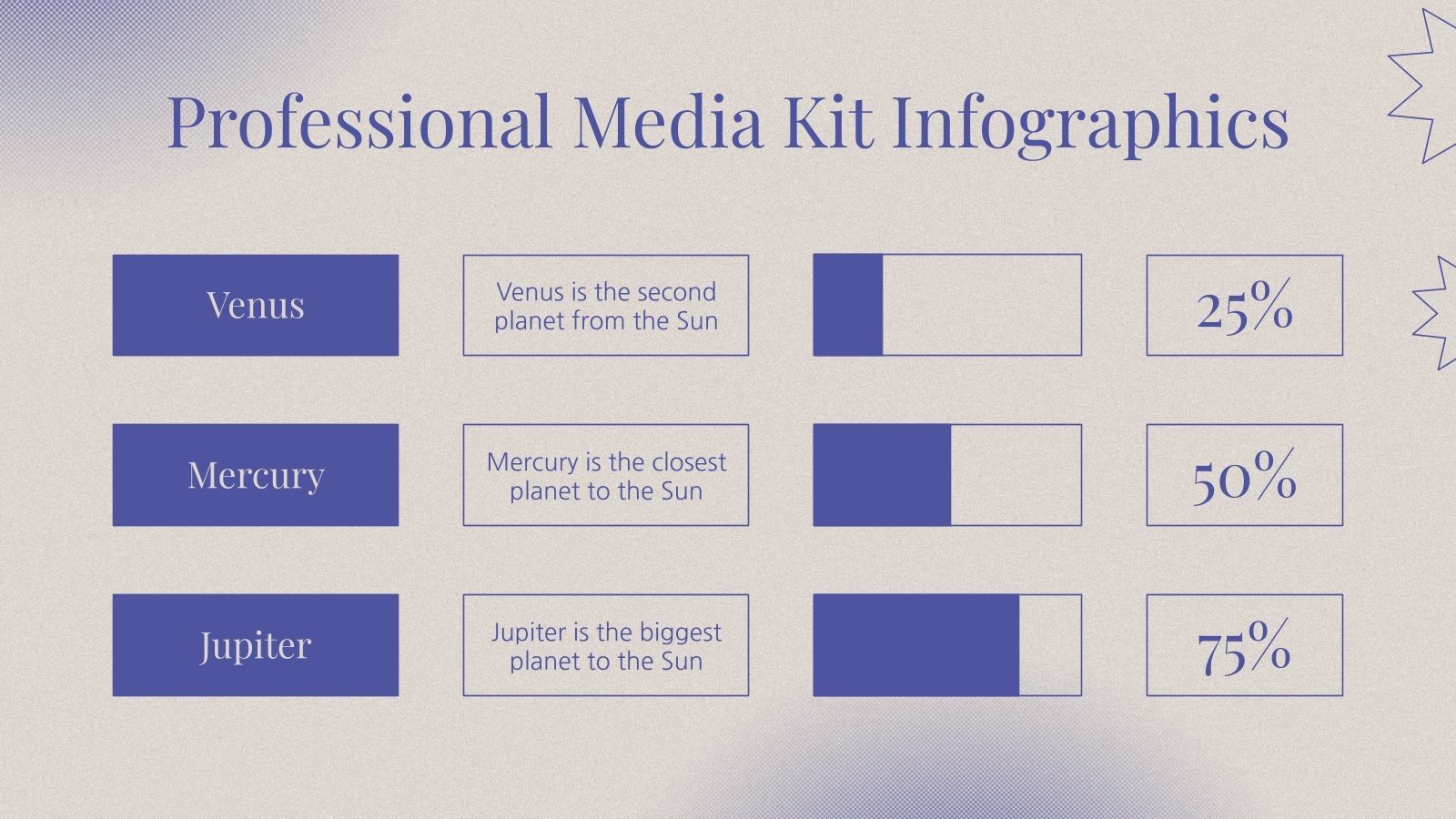 Professional Media Kit Infographics Presentation
