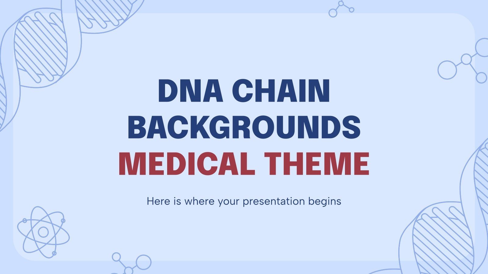 Free templates about DNA for Google Slides and PowerPoint