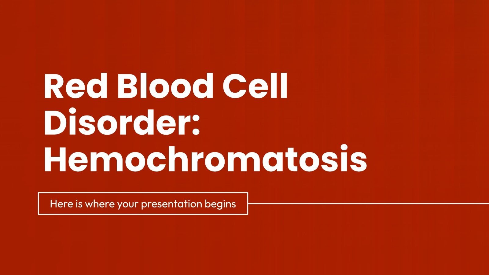Free templates about blood for Google Slides and PowerPoint