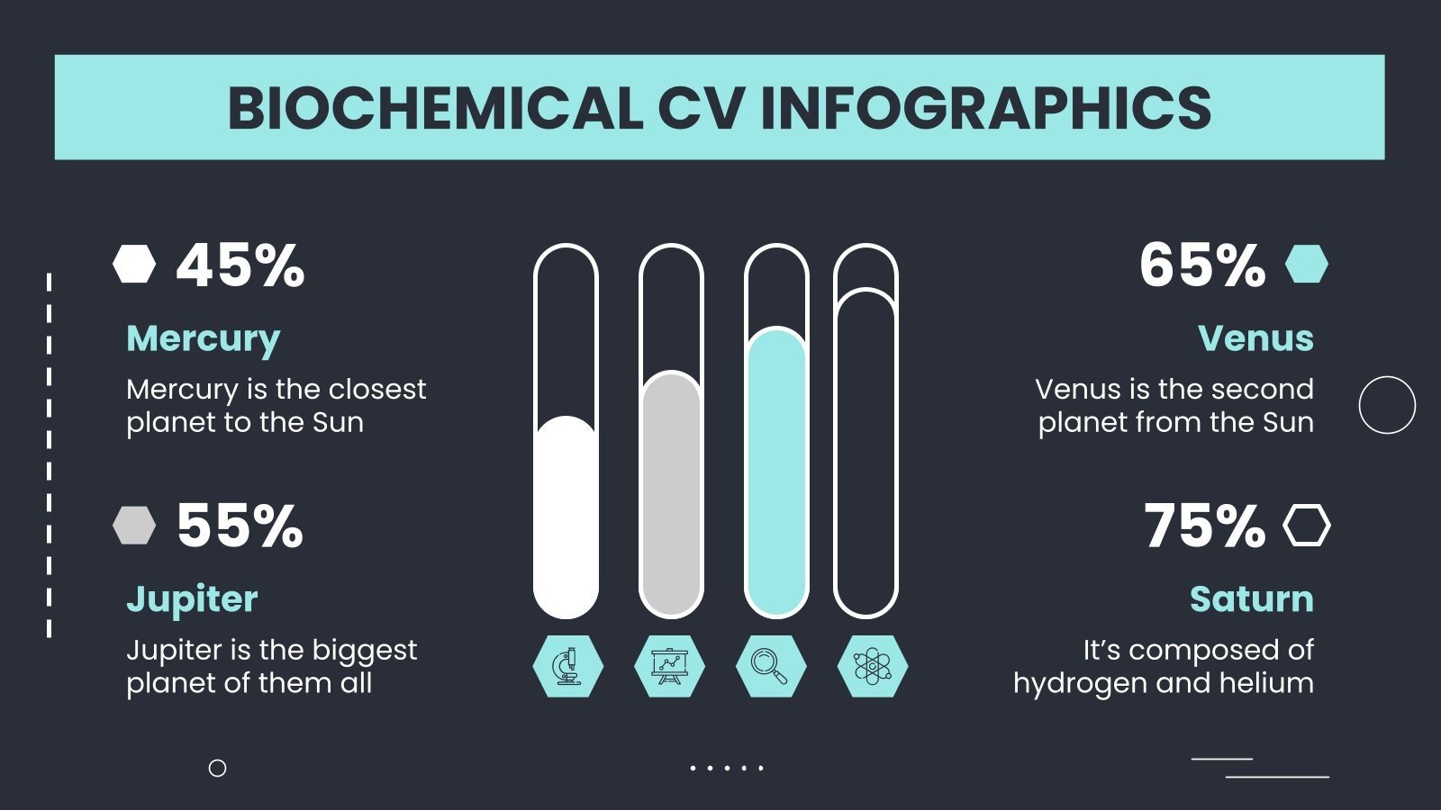 Biochemical Technician CV Infographics Template