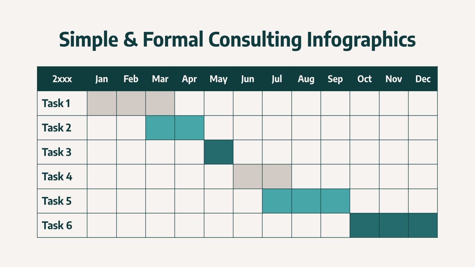 Simple & Formal Consulting Toolkit Infographics Presentation