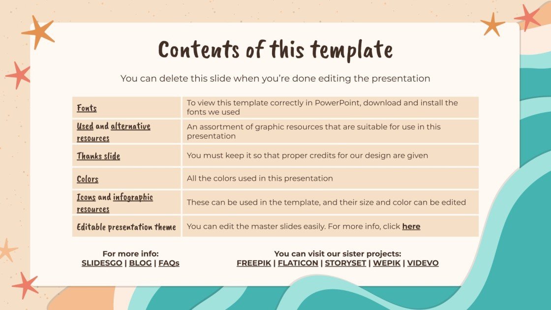 Beach Theme Presentation