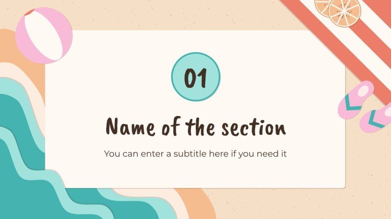 Beach Theme Presentation