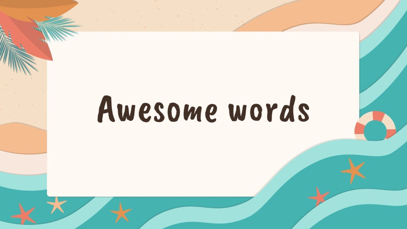 Beach Theme Presentation