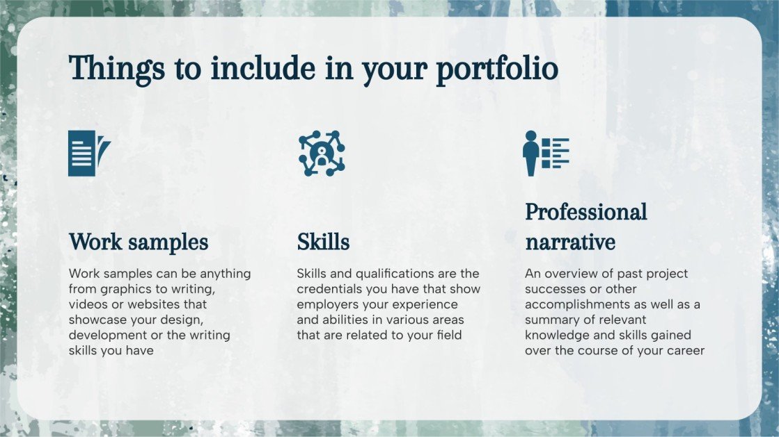 Monet Style Portfolio Presentation