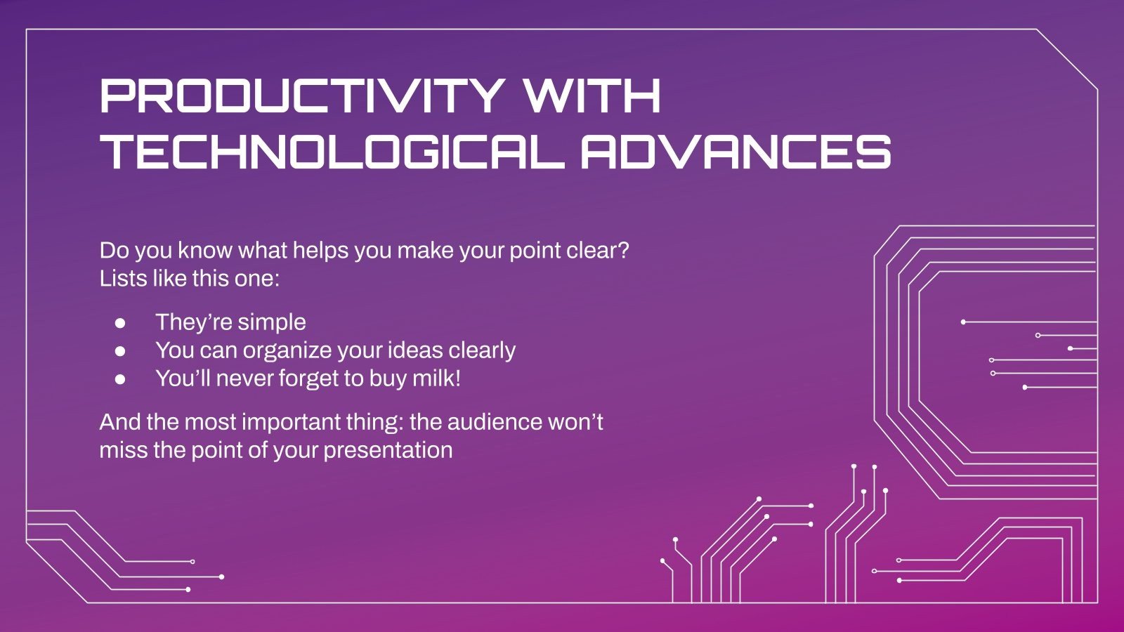 Advantages and Disadvantages of Technology Presentation