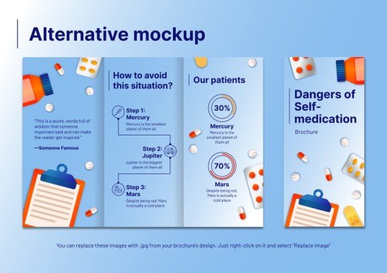 Dangers of Self-medication Brochure Presentation