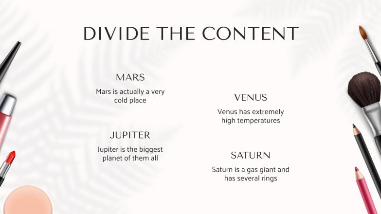 Makeup Products Presentation