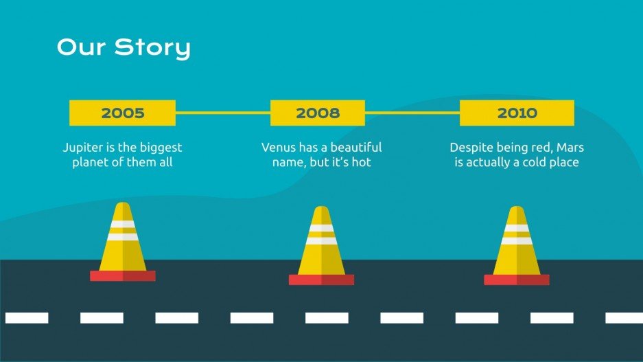 Driving Center Google Slides theme & PowerPoint template