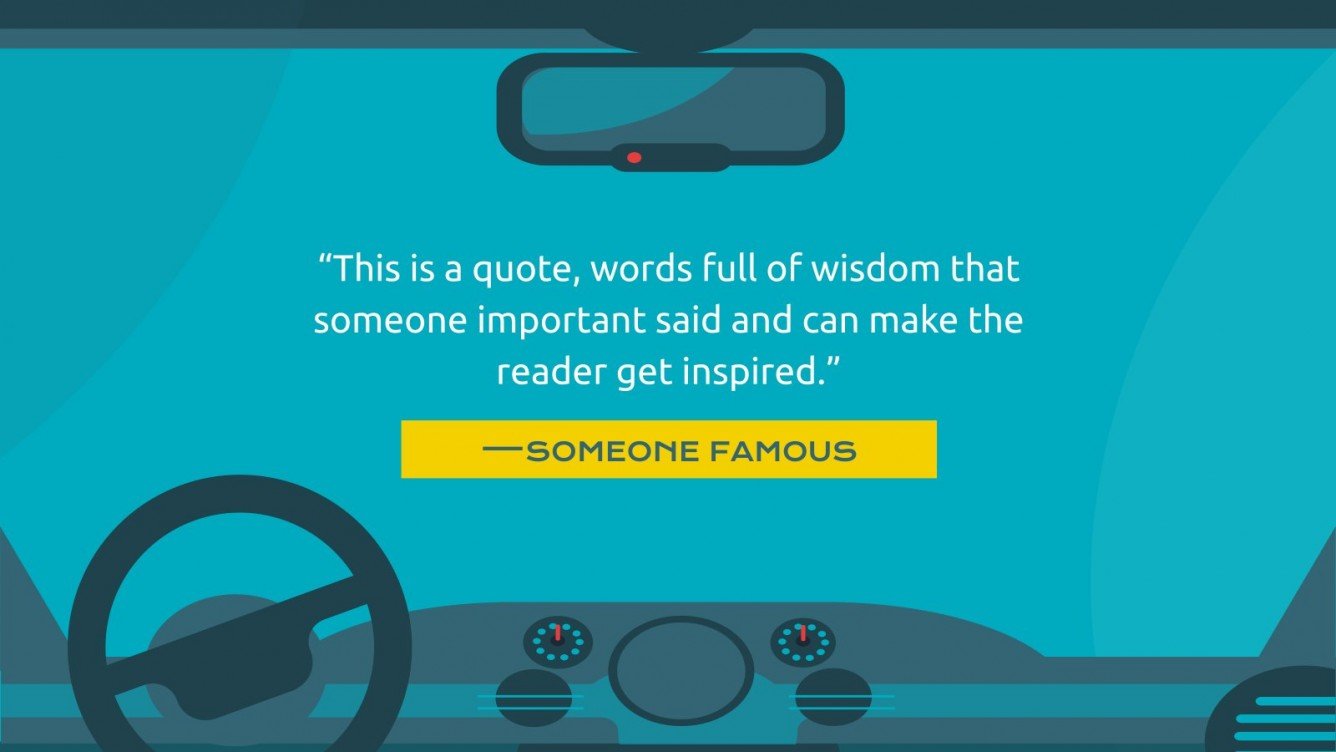 Driving Center Google Slides theme & PowerPoint template