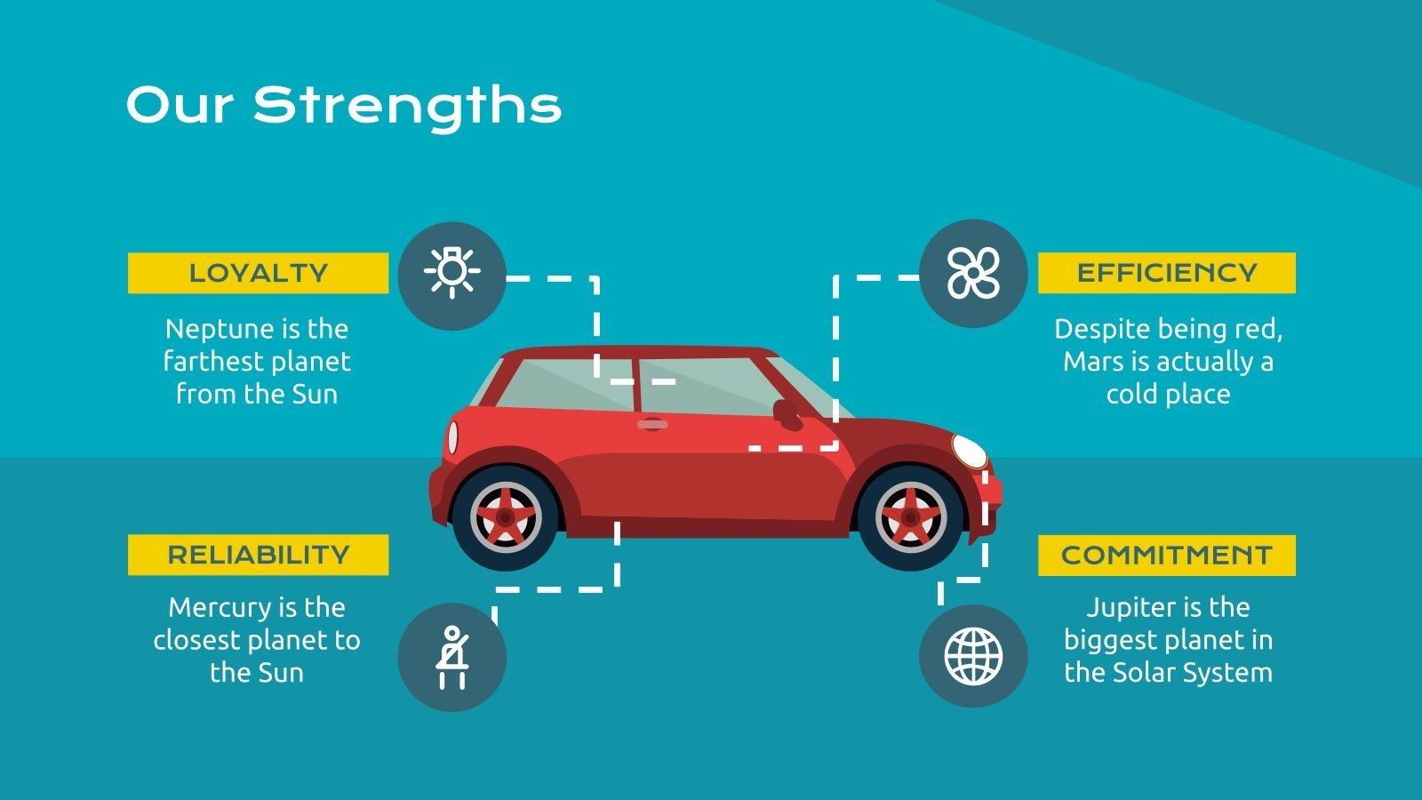 Driving Center Google Slides theme & PowerPoint template