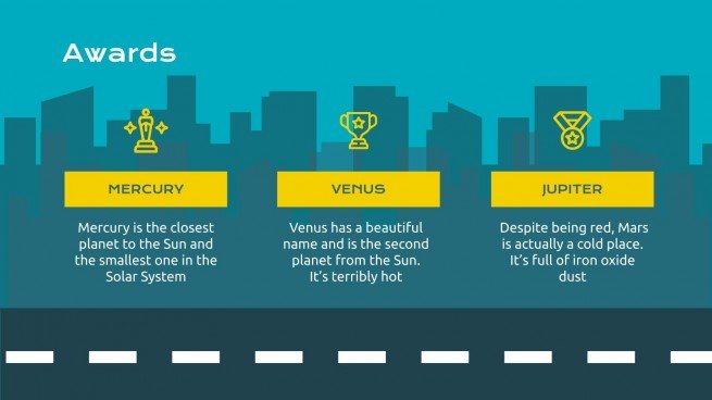 Driving Center Google Slides theme & PowerPoint template
