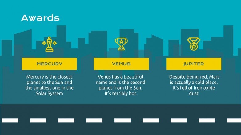 Driving Center Google Slides theme & PowerPoint template