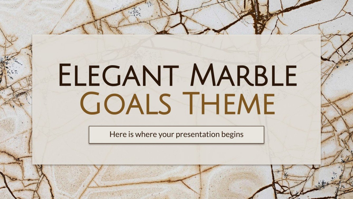 Free templates about Goals for Google Slides & PowerPoint