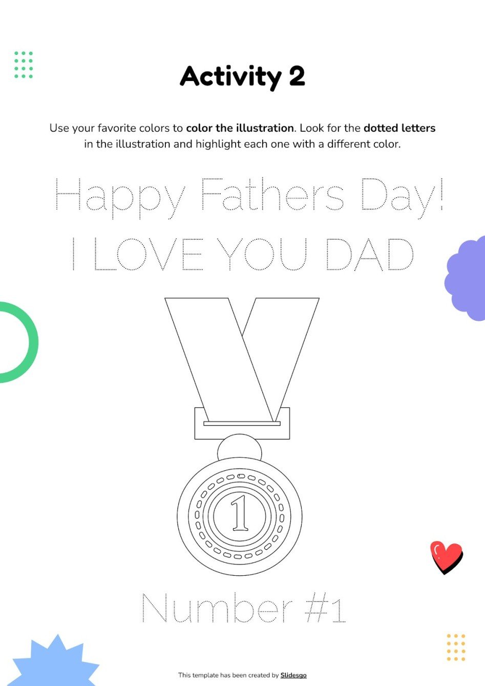 Father's Day Presents for Pre-K Students Presentation