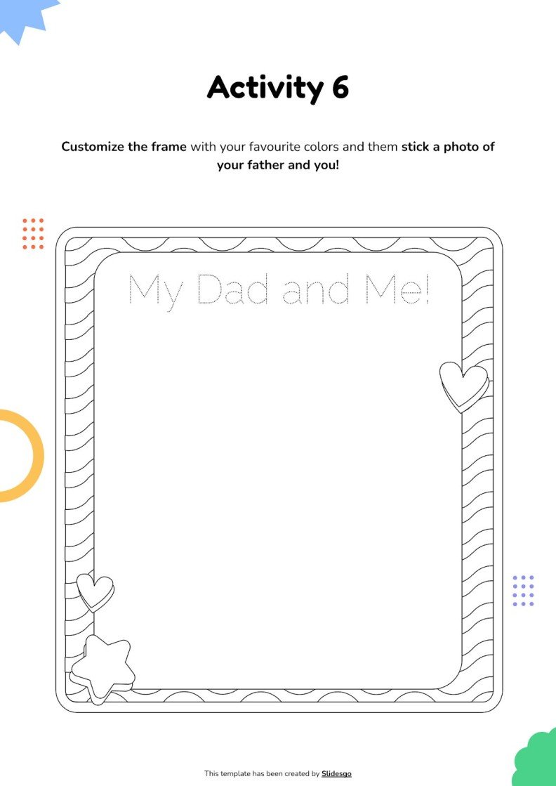 Father's Day Presents for Pre-K Students Presentation