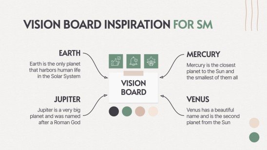 Vision Board Inspiration for Social Media Infographics