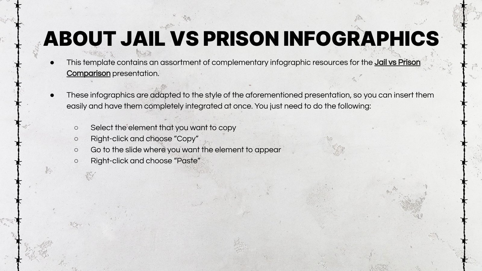 Jail vs Prison Comparison Infographics