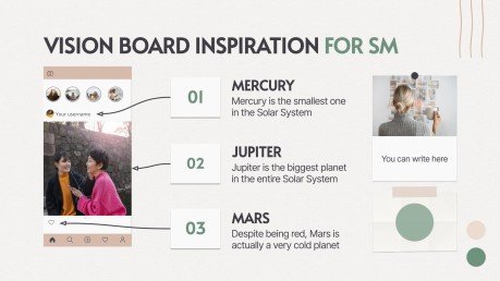 Vision Board Inspiration for Social Media Infographics