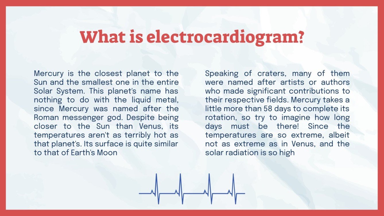 Electrocardiogram (EKG) Minitheme Presentation