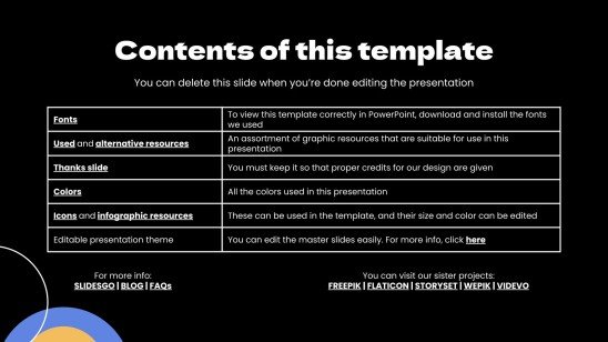 Social Media Report with Cycle Diagrams Presentation