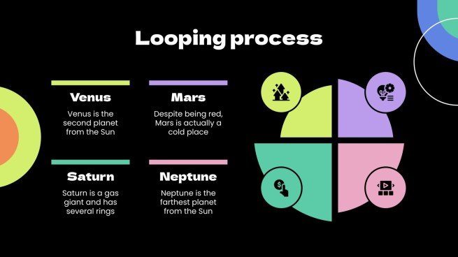 Social Media Report with Cycle Diagrams Presentation