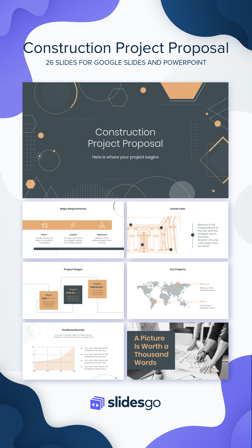 Construction Project Proposal Google Slides and PPT Template