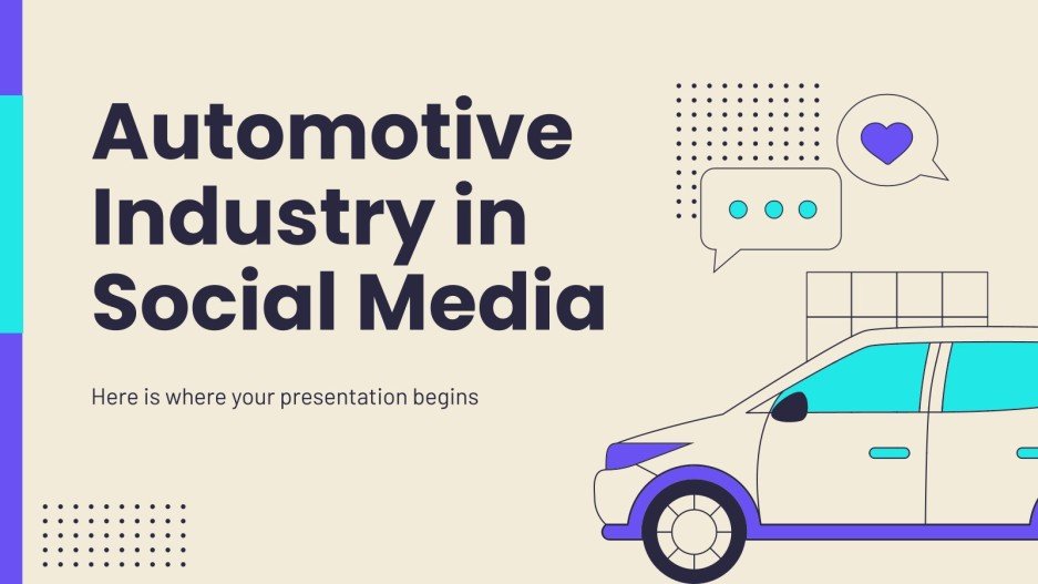 Automotive Industry in Social Media Presentation