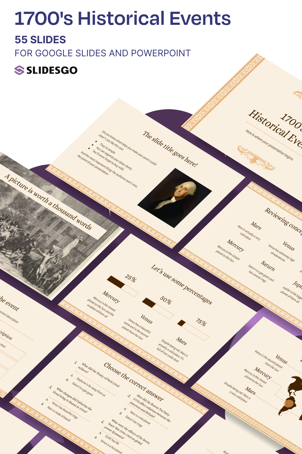 1700's Historical Events Presentation