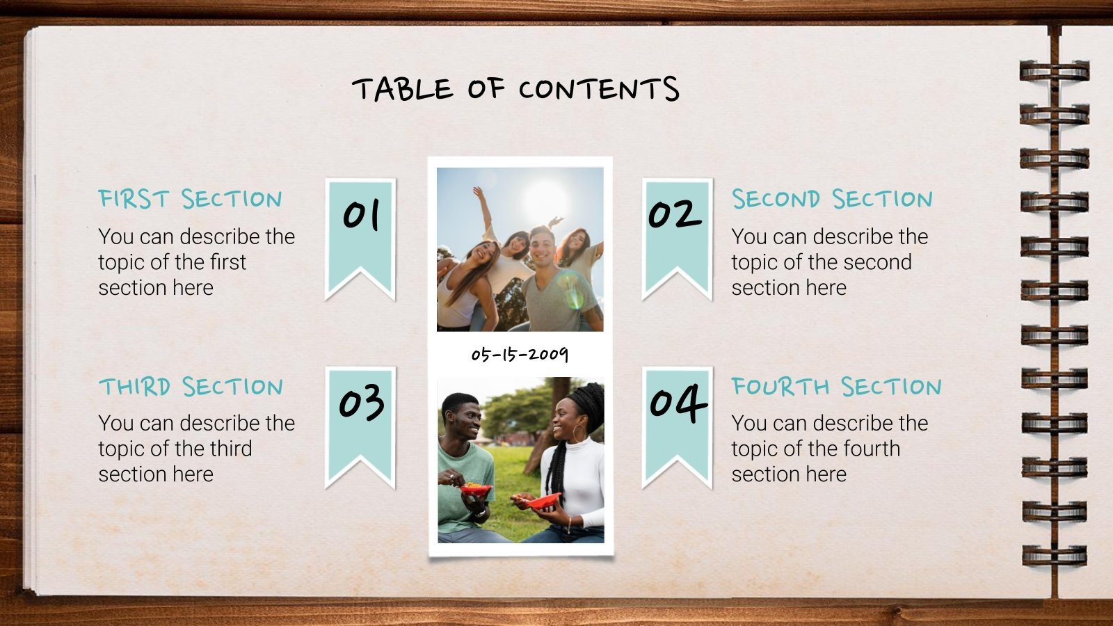 Memories Photo Album Google Slides Theme and PPT Template