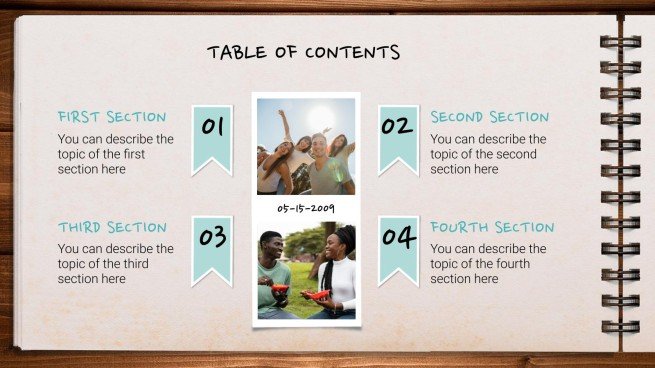 Memories Photo Album Google Slides Theme and PPT Template
