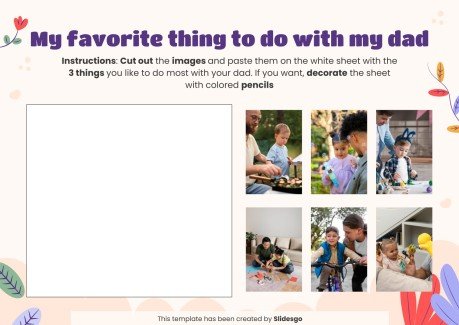 Fathers Day Presents for Pre-K Students Presentation