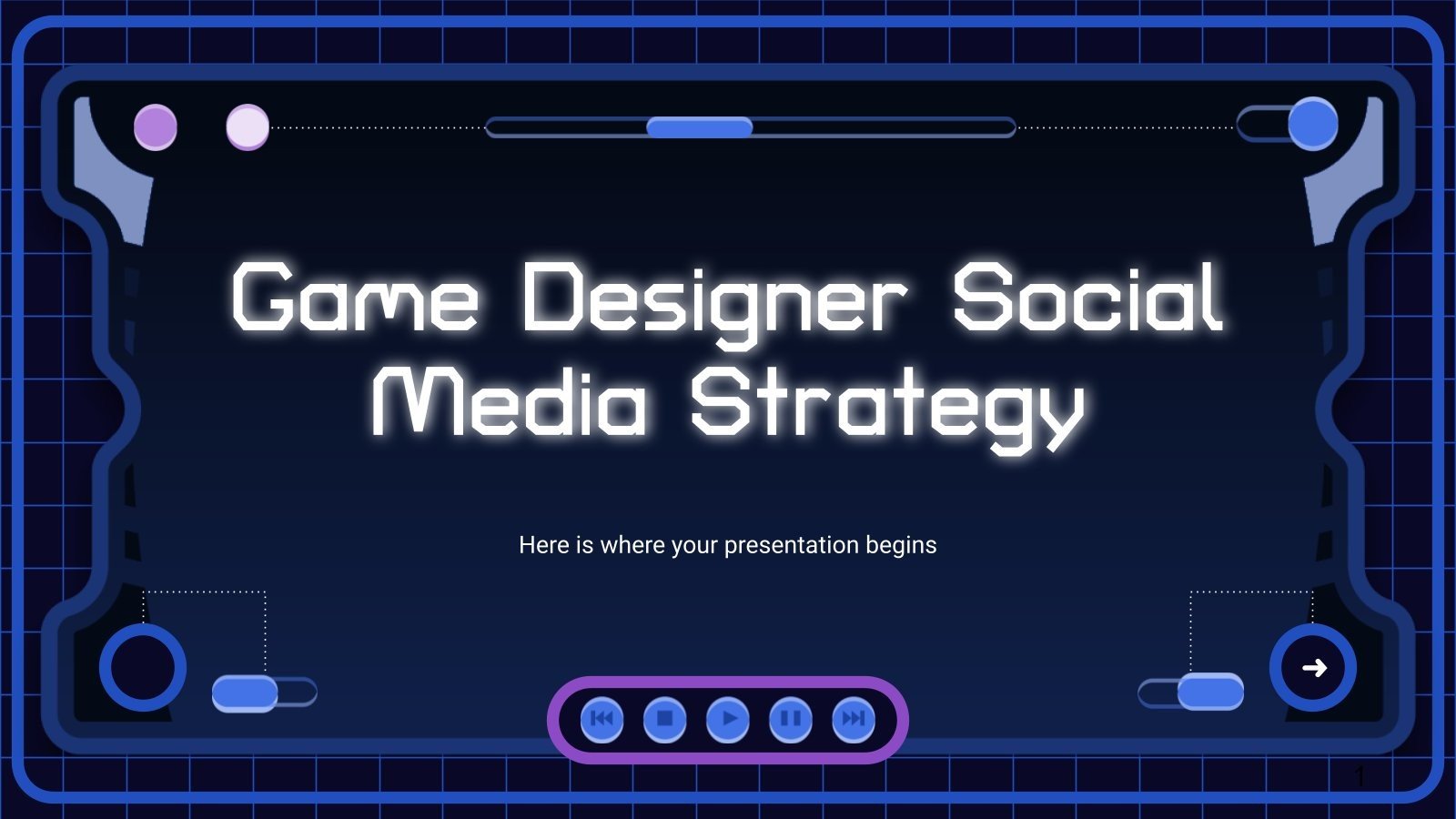 Game Designer Social Media Strategy Presentation