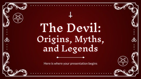 Plantillas gratis para Google Slides y PPT sobre mitología