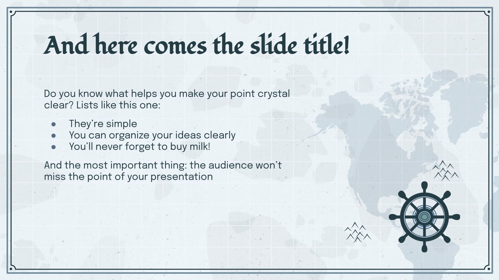 Ancient Cartography Newsletter Presentation