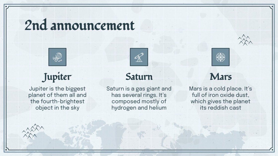 Ancient Cartography Newsletter Presentation