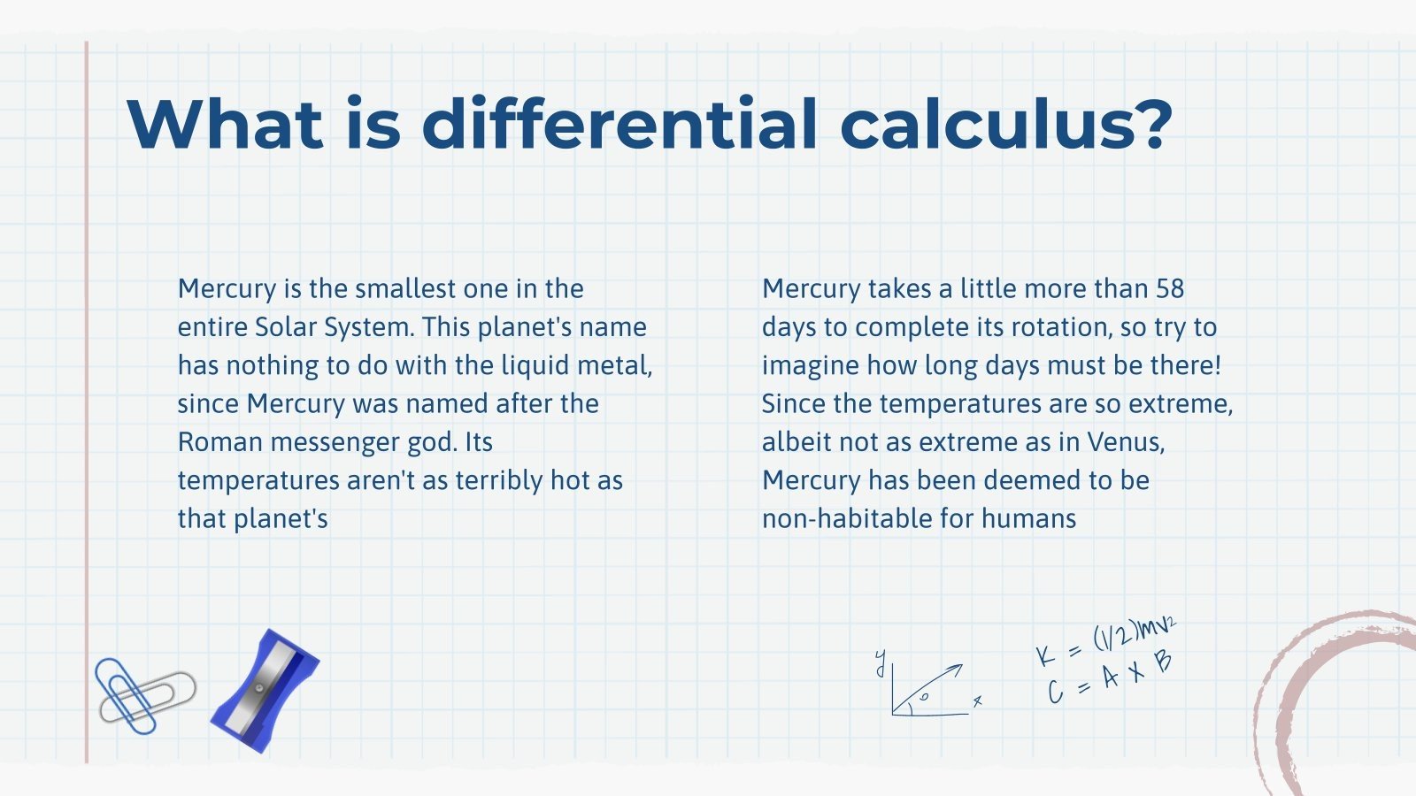 Differential and Integral Calculus Lesson for College