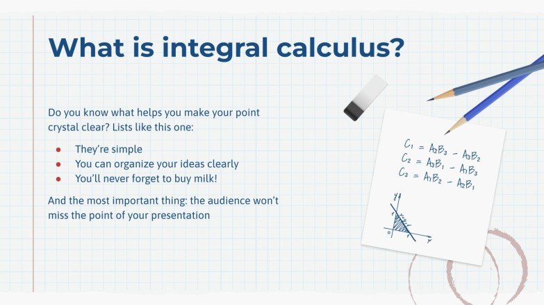 Differential and Integral Calculus Lesson for College