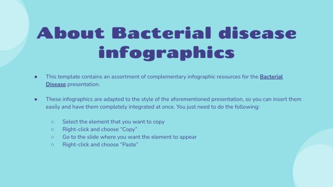 Bacterial Disease Infographics Presentation