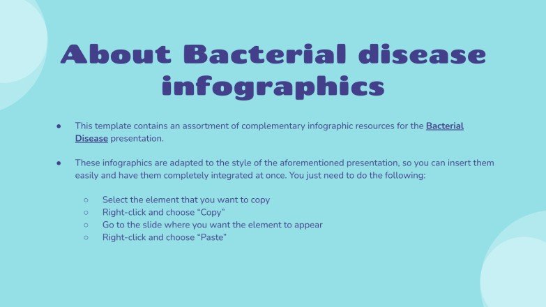 Bacterial Disease Infographics Presentation